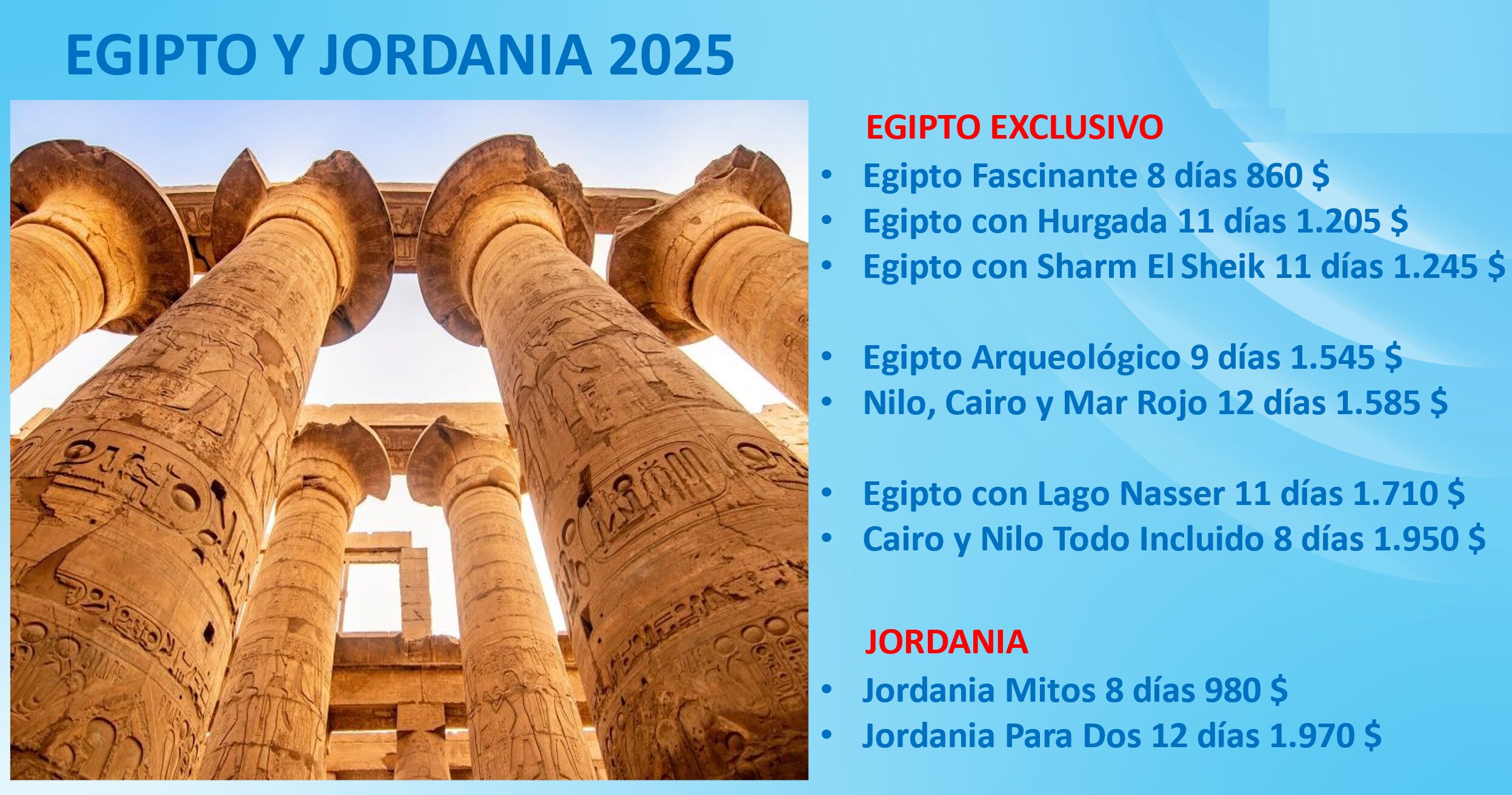 Info de Viajes TAIAR PROGRAMACION 2025 — EGIPTO Y JORDANIA – ELITOURS ...