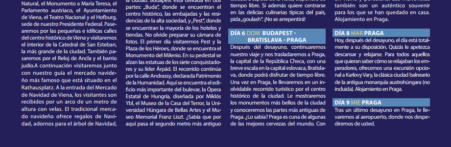 Info de Viajes TAIAR Sato, Tour Temático: André Rieu en Viena ...