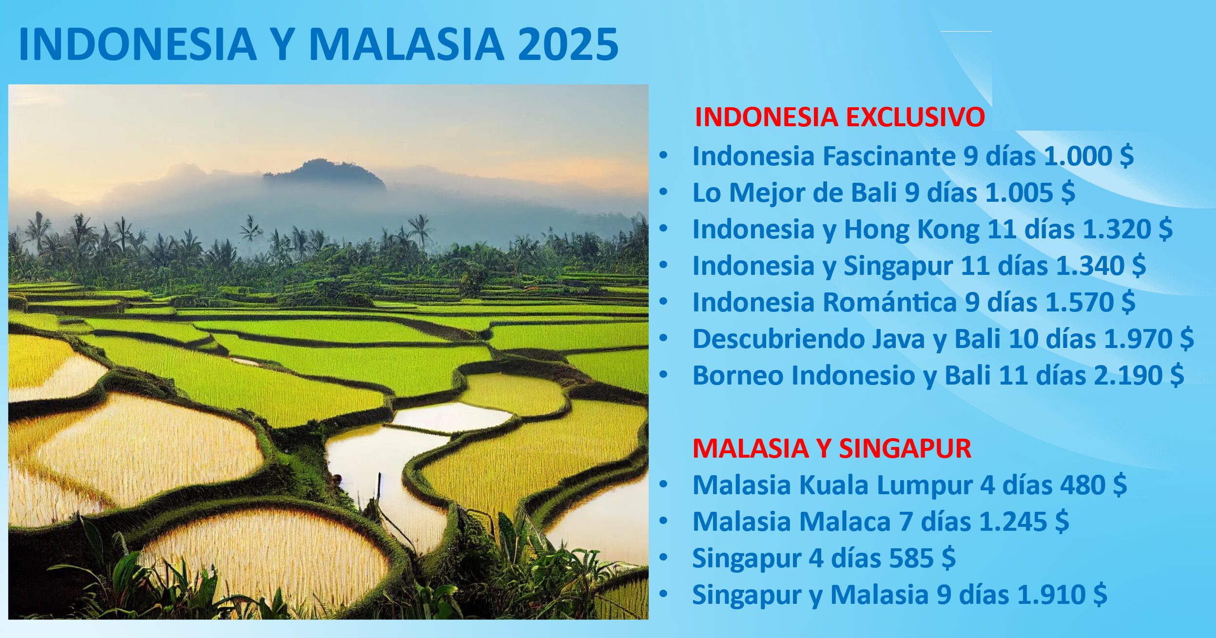 Info de Viajes TAIAR PROGRAMACION 2025 — INDONESIA Y MALASIA – ELITOURS ...