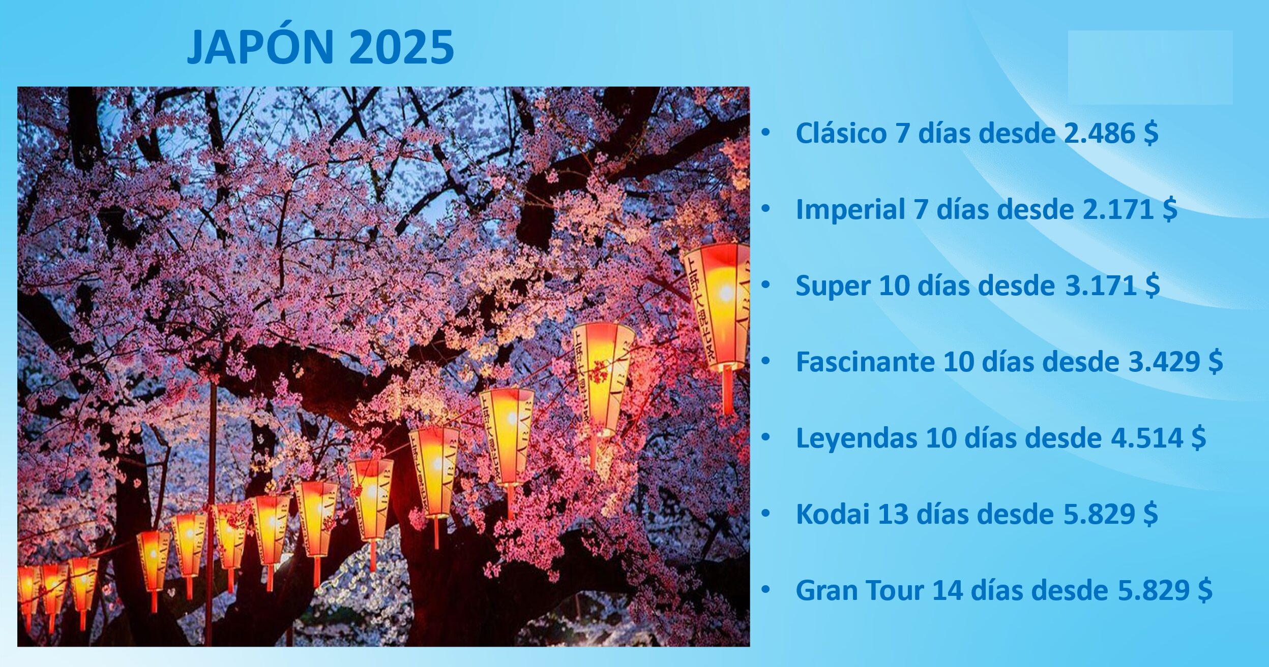 Info de Viajes TAIAR SELECCIÓN 2025 — JAPÓN – ELITOURS – Ofertas de ...